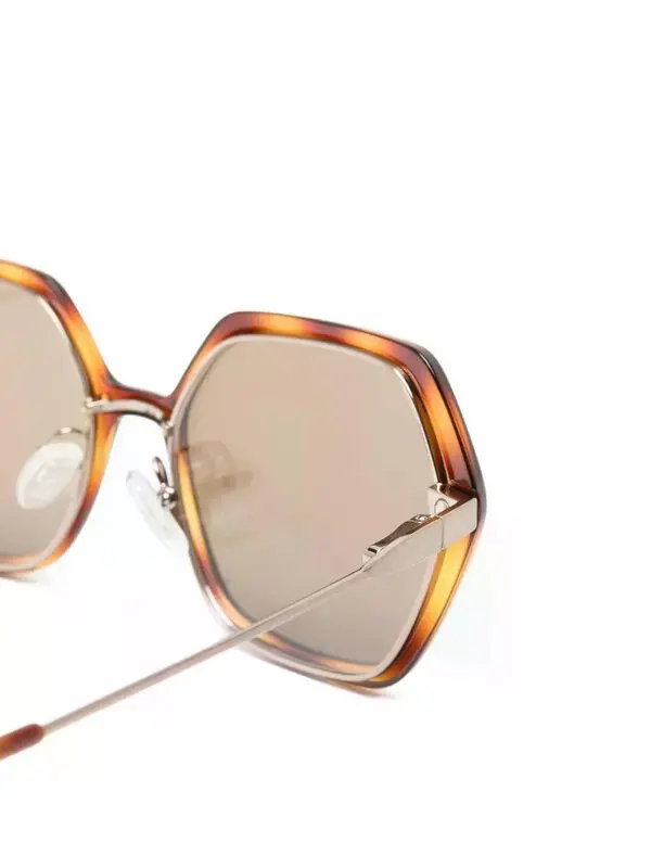 99 JOHN ST. Geometric Clip-on Glasses