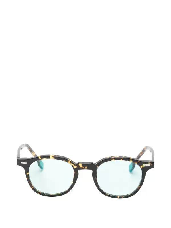 KYME Quill Round-frame Sunglasses - Brown