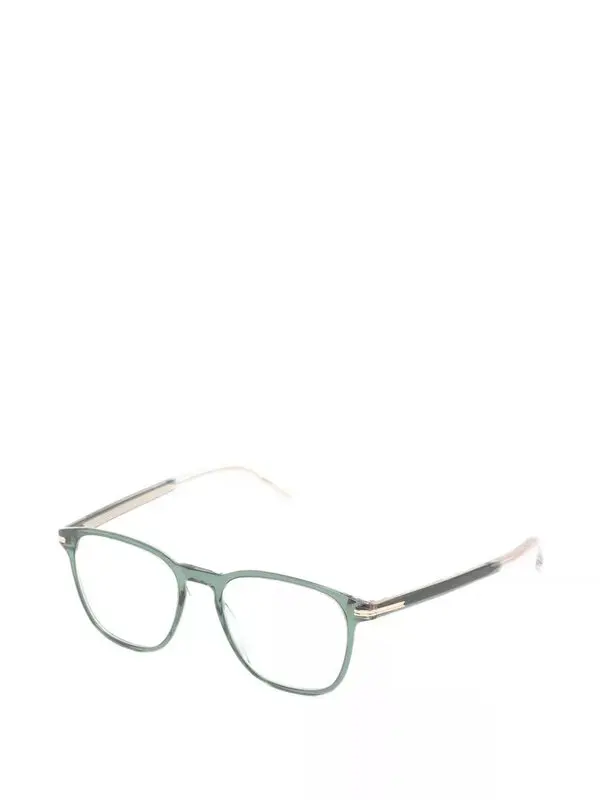 BOSS Square Frame Glasses - Green