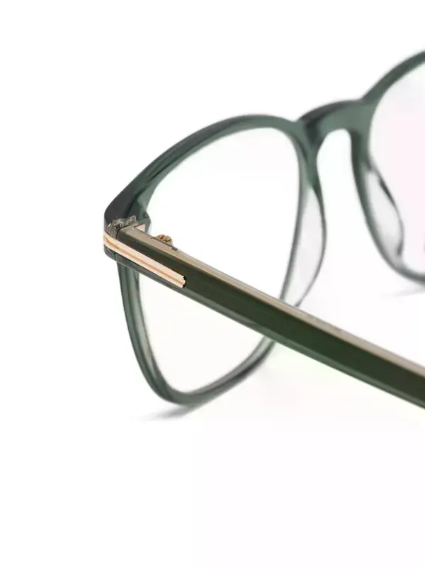 BOSS Square Frame Glasses - Green