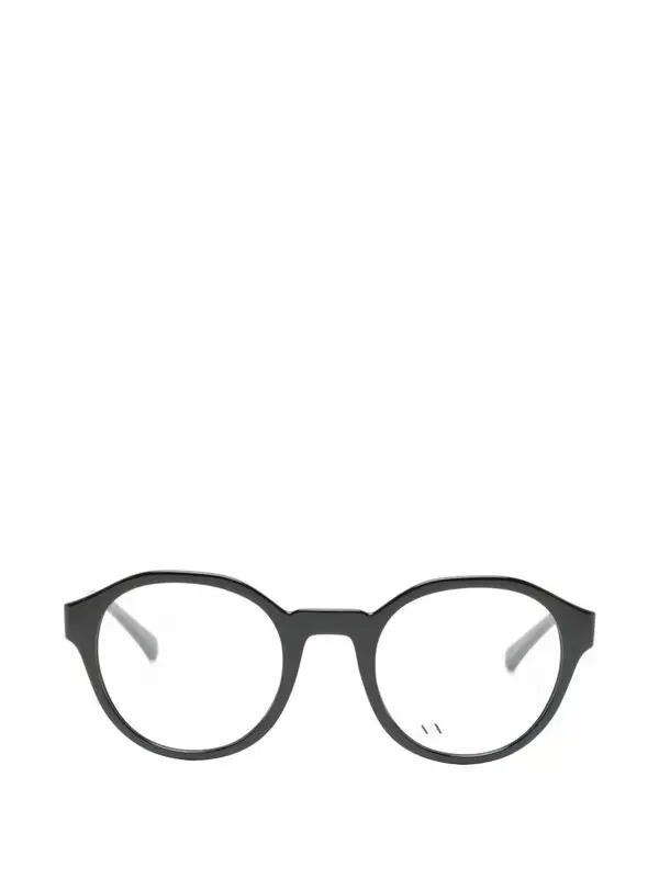 Armani Exchange Icon Period Round-frame Glasses - Black