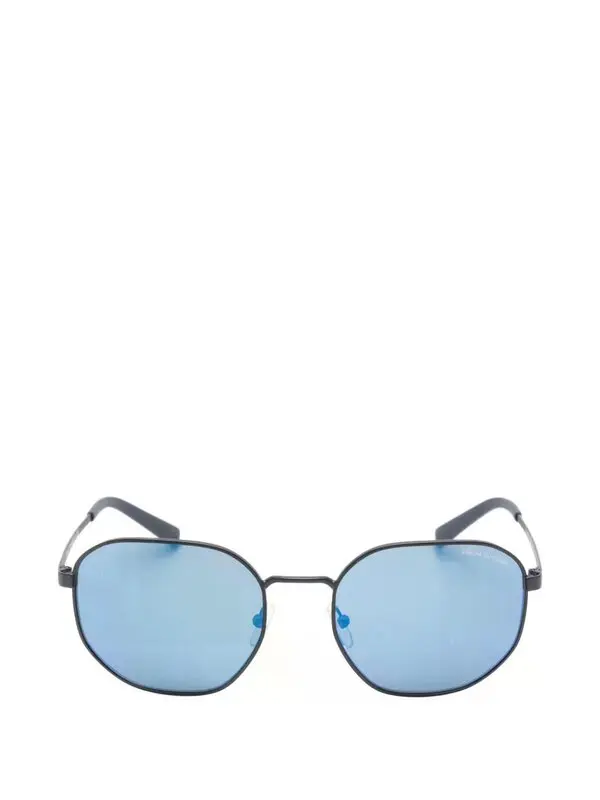 Armani Exchange Round-frame Sunglasses - Black