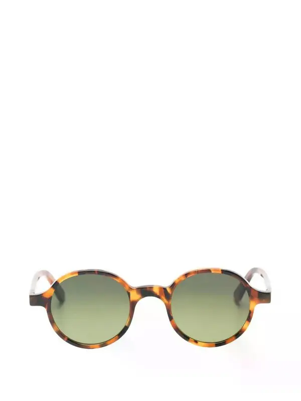 L.g.r Reunion Round-frame Sunglasses - Brown