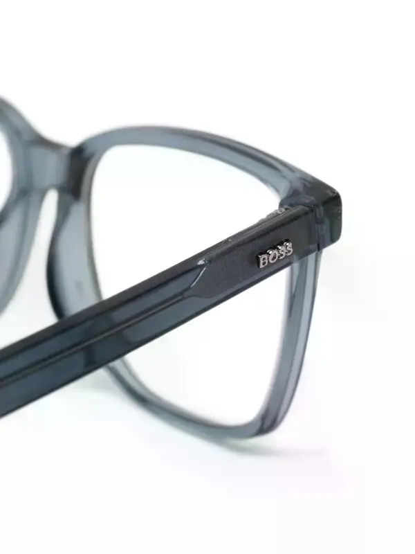 BOSS Rectangle-frame Eyeglasses - Blue