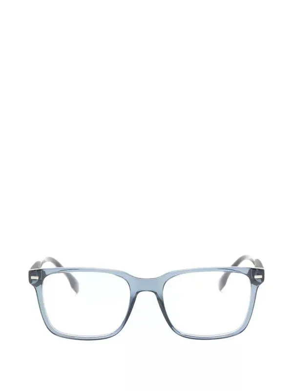 BOSS Rectangle-frame Eyeglasses - Blue