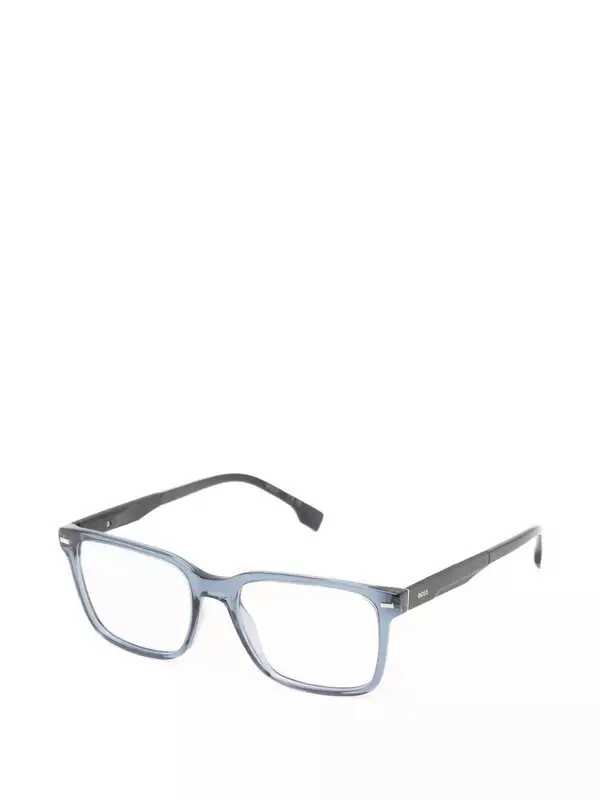 BOSS Rectangle-frame Eyeglasses - Blue