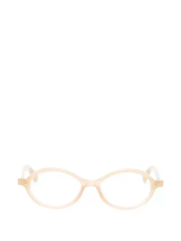 Jacquemus Oval-frame Glasses - Neutrals