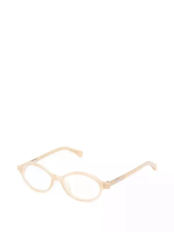 Jacquemus Oval-frame Glasses - Neutrals