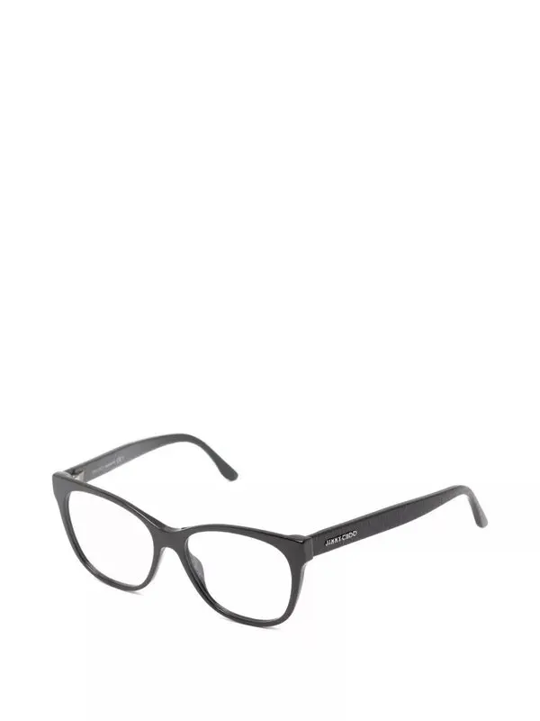 JIMMY CHOO Logo-plaque Cat-eye Glasses