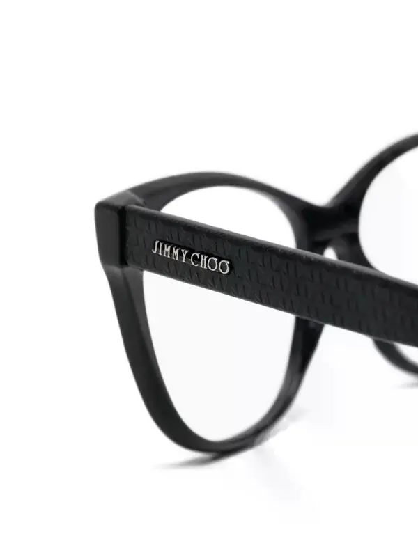 JIMMY CHOO Logo-plaque Cat-eye Glasses