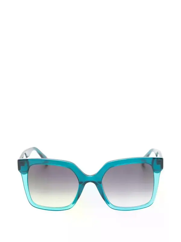 BENETTON Francesca Square-frame Sunglasses - Blue