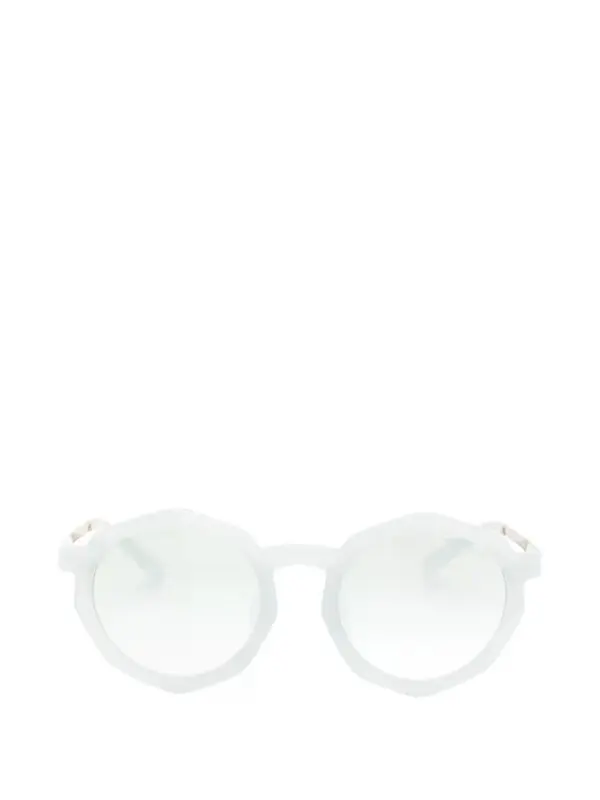 Armani Exchange Geometric-frame Sunglasses - Blue