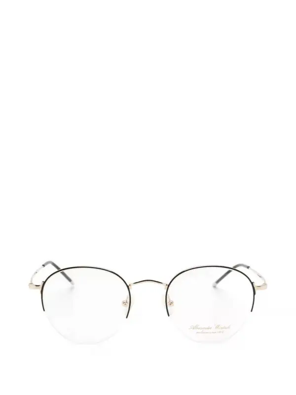 ALEXANDER WINTSCH Round-frame Half-rim Eyeglasses