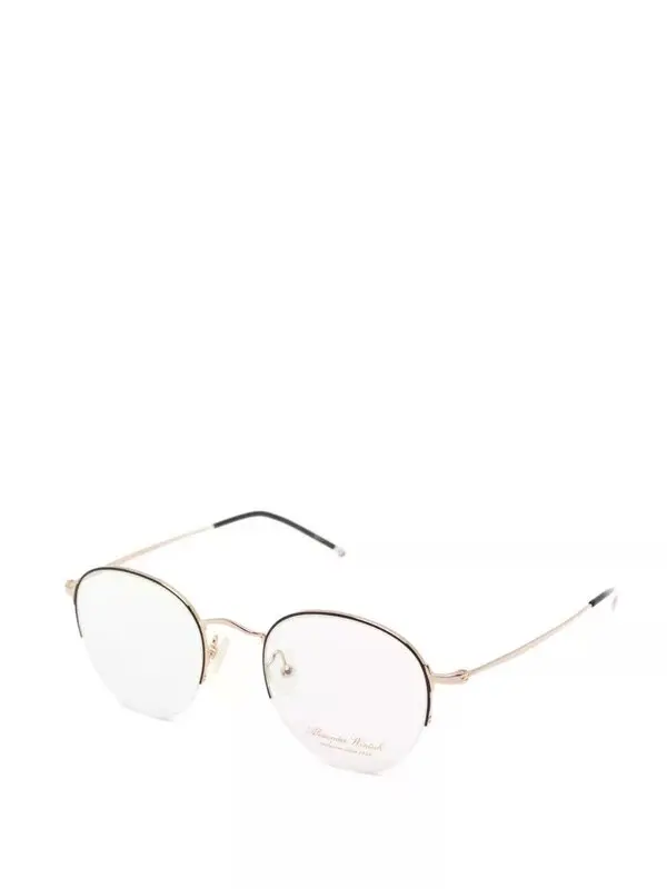 ALEXANDER WINTSCH Round-frame Half-rim Eyeglasses