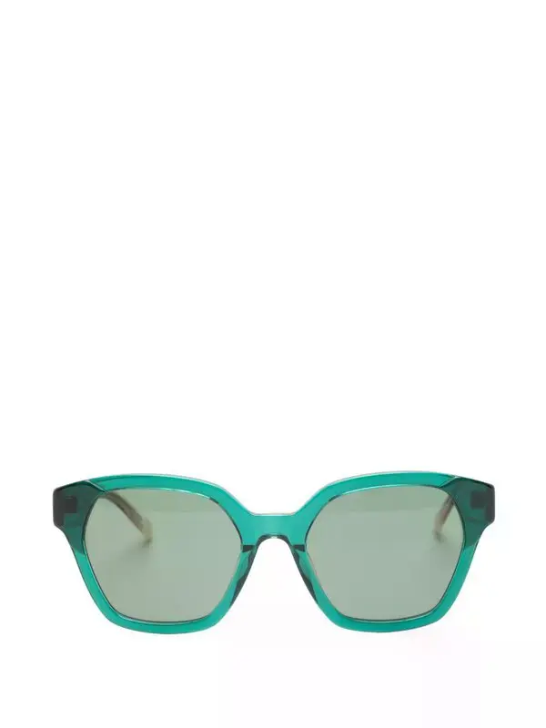 BENETTON Geometric-frame Sunglasses - Green