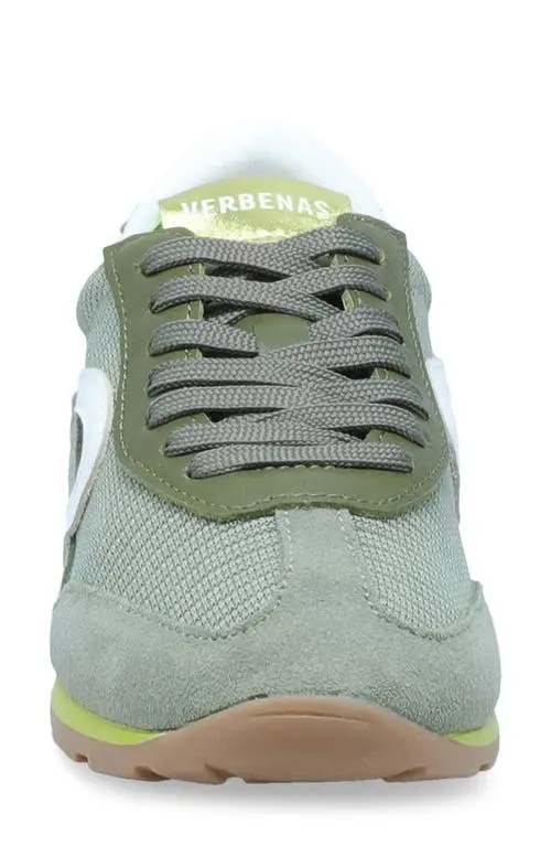 VERBENAS Jamaica Leather Sneakers - Moss