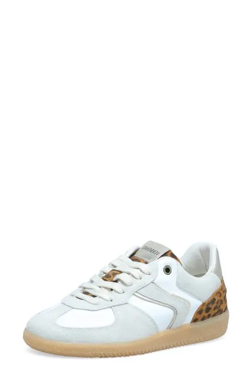 VERBENAS Sora Suede Sneakers - White Leopard