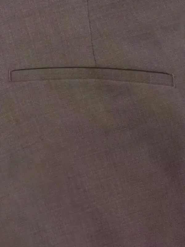 BRIGLIA 1949 Pleated Turn-up Trousers - Brown