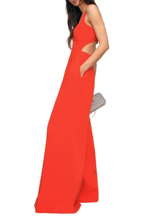 REISS Dion Sleeveless Wide Leg Jumpsuit