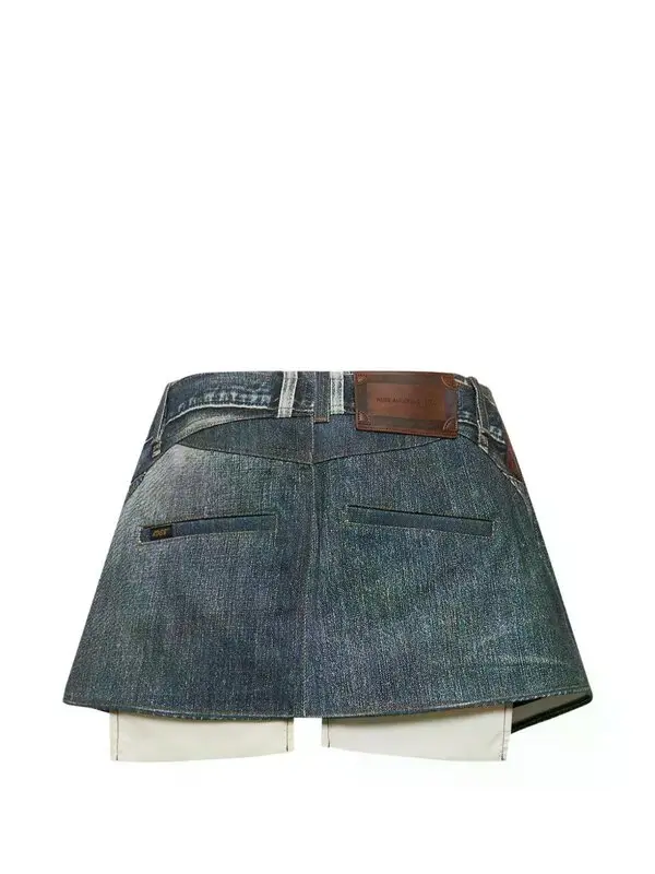 Andersson Bell Printed Wrap Mini Skirt