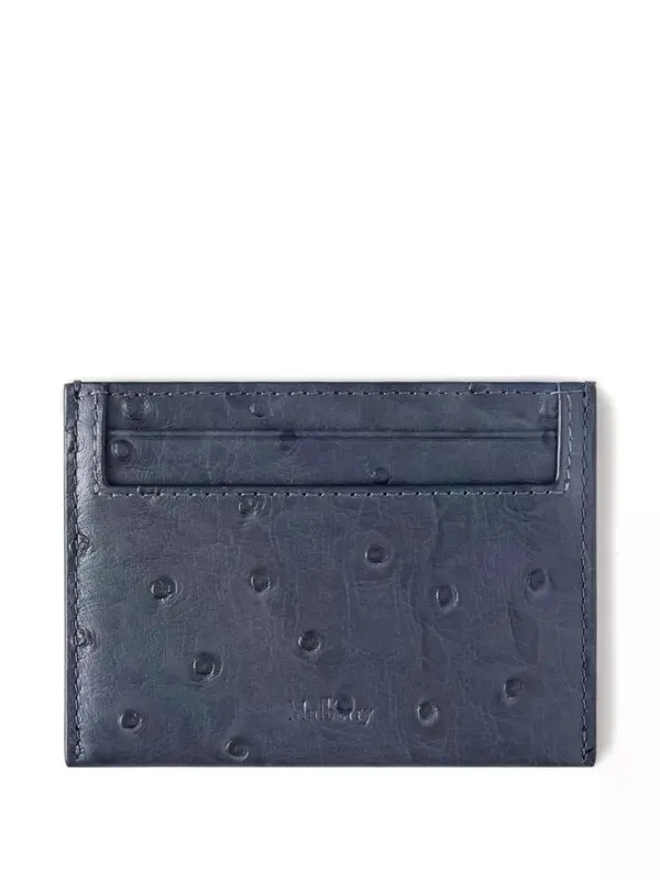Mulberry Ostrich-effect Card Holder