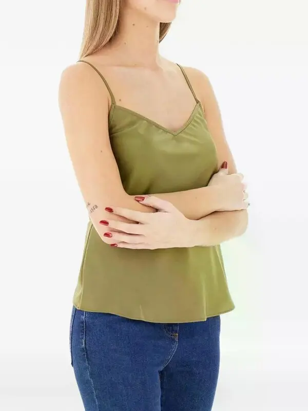 Armani Exchange V-neck Spaghetti-strap Top