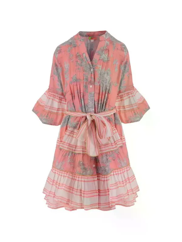 PEP'S Floral-print Ruffled Dress