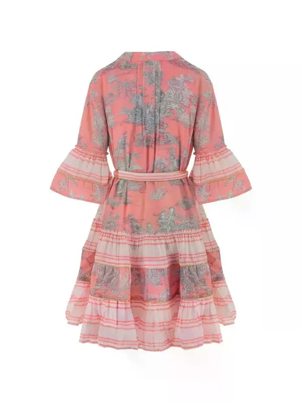 PEP'S Floral-print Ruffled Dress
