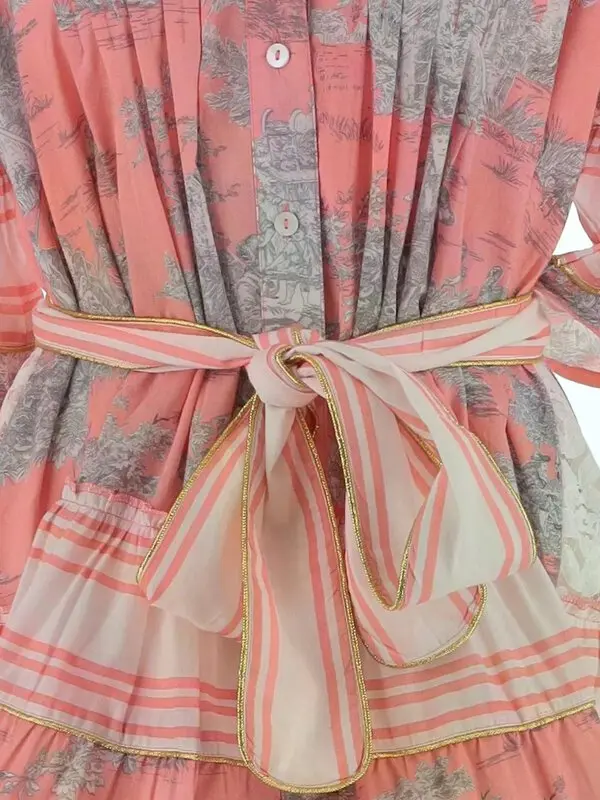 PEP'S Floral-print Ruffled Dress