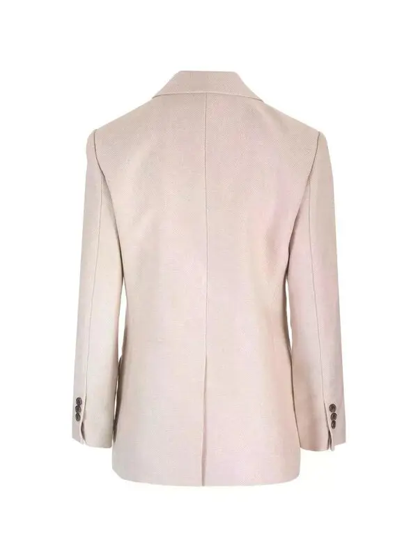 Theory Double-breasted Linen-twill Blazer
