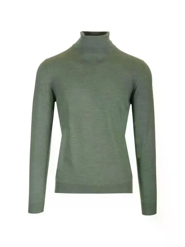 MAURO OTTAVIANI Ribbed Trim Roll Neck Sweater - Green