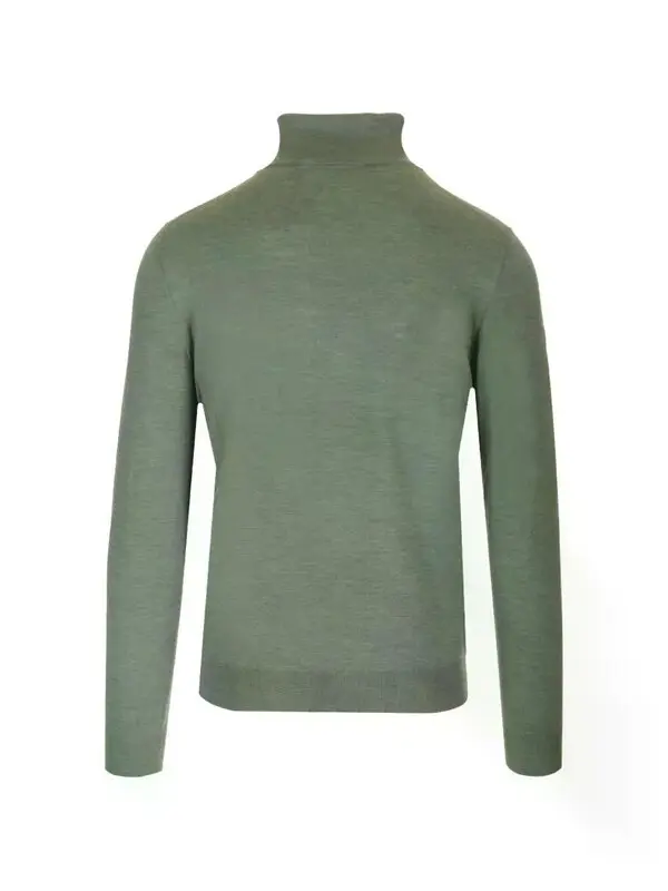 MAURO OTTAVIANI Ribbed Trim Roll Neck Sweater - Green
