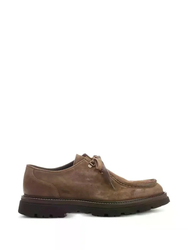 CORVARI Suede Lace-up Derby Shoes