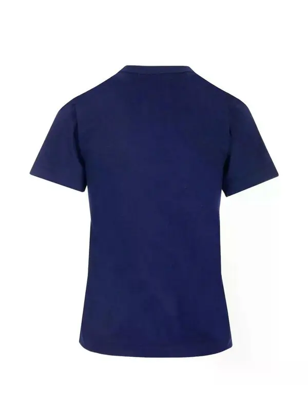 Play Comme Des Garcon Heart-patch T-shirt