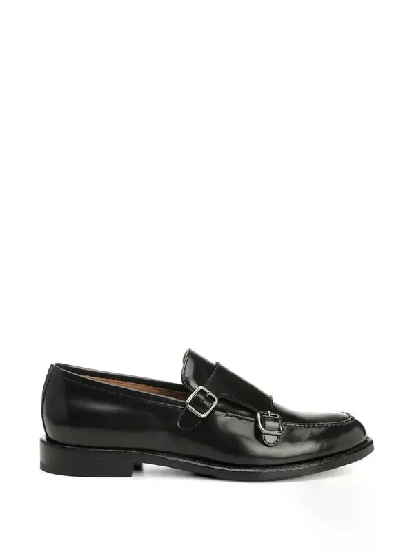 CORVARI Leather Monk Shoes