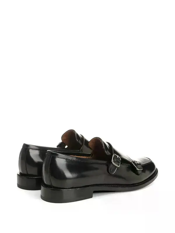 CORVARI Leather Monk Shoes