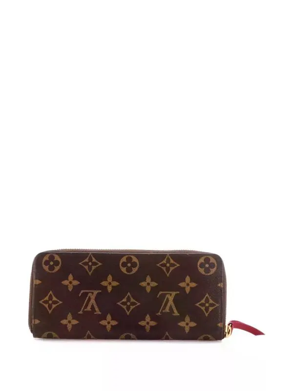 LOUIS VUITTON Clemence Wallet Monogram Canvas Small Wallets - Brown