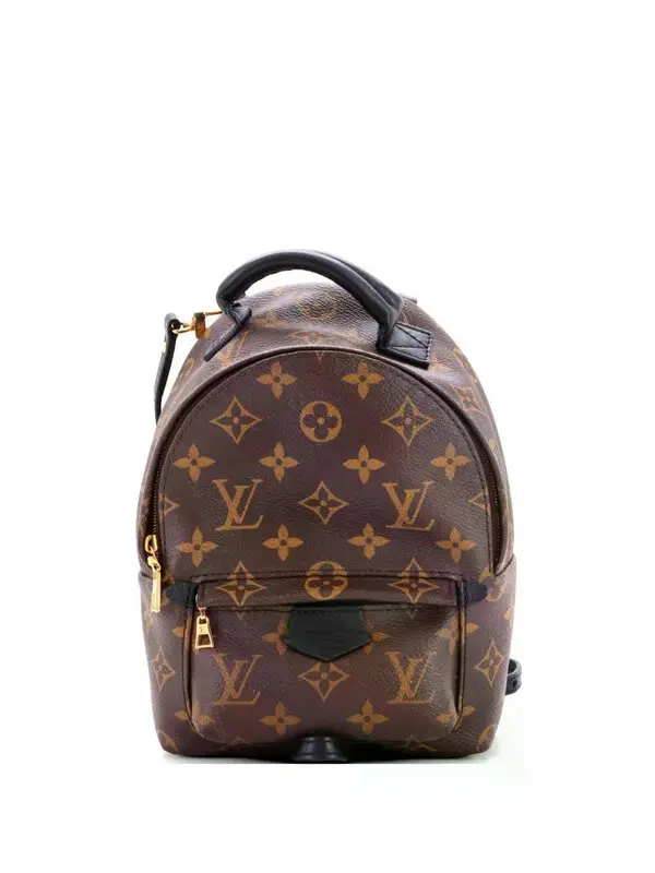 LOUIS VUITTON Palm Springs Monogram Canvas Mini Backpack - Brown