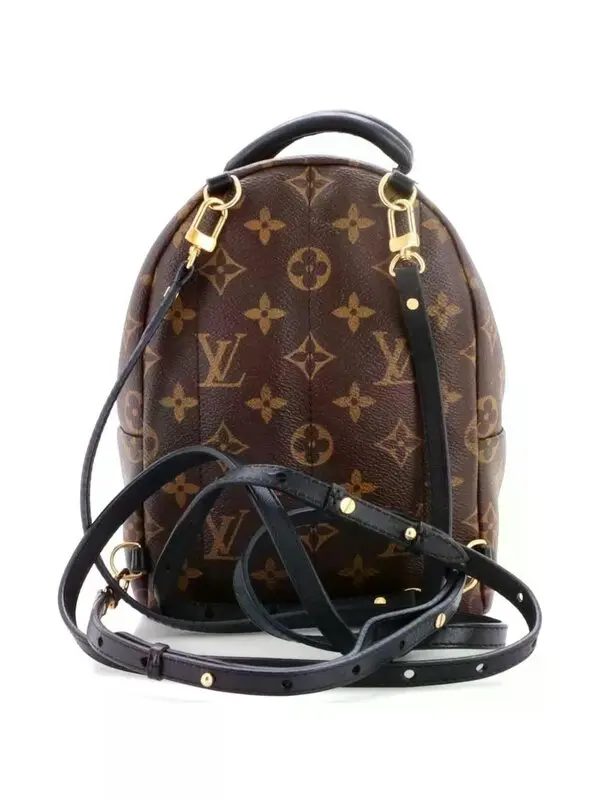 LOUIS VUITTON Palm Springs Monogram Canvas Mini Backpack - Brown