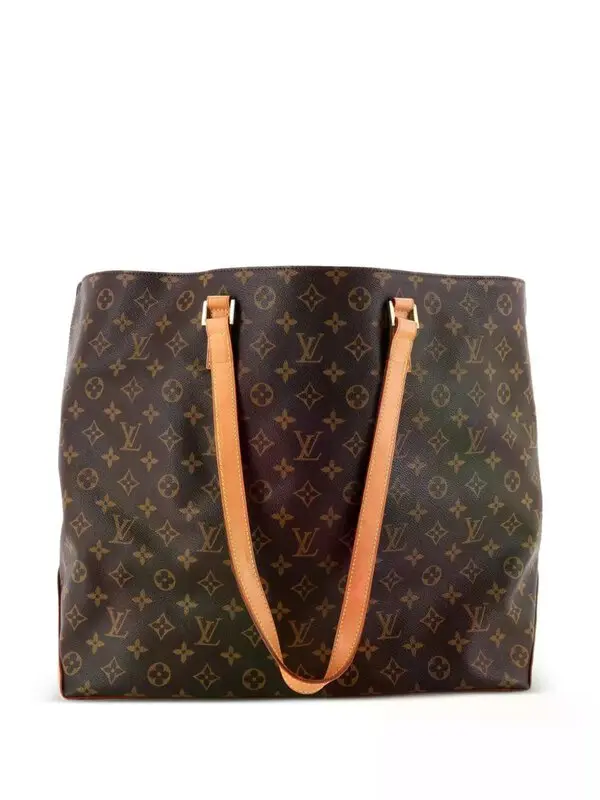LOUIS VUITTON Cabas Alto Monogram Canvas Tote Bag - Brown