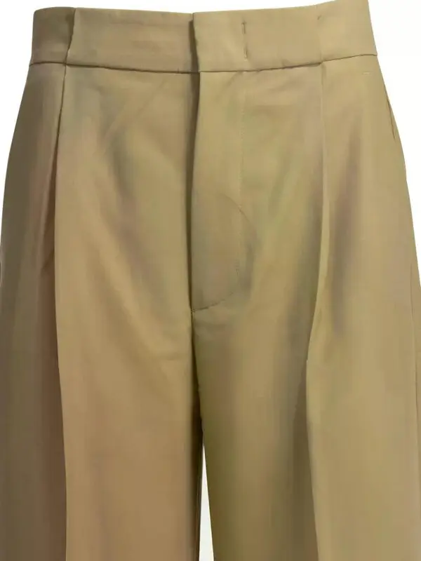 SA SU PHI Pleated Wide-leg Trousers