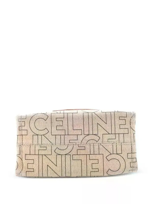 Celine Cabas Thais Triomphe Printed Small Tote Bag