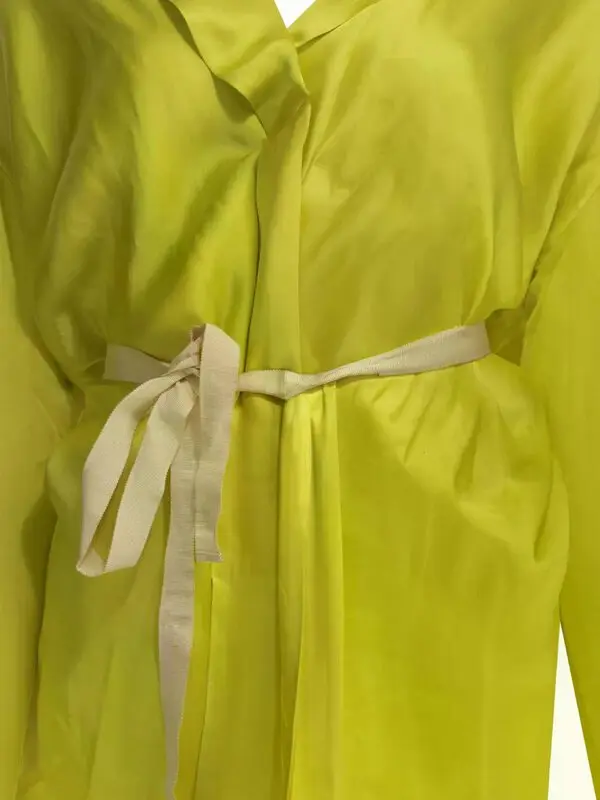 SA SU PHI Belted Shawl-collar Coat