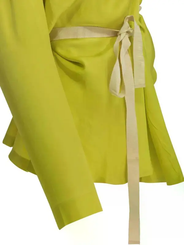 SA SU PHI Belted Shawl-collar Coat