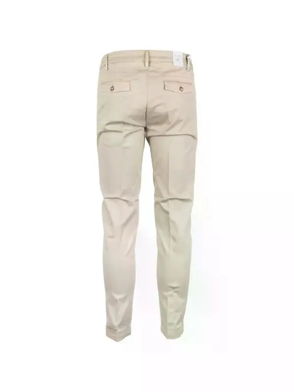 RE-HASH Pleated Turn-up Trousers