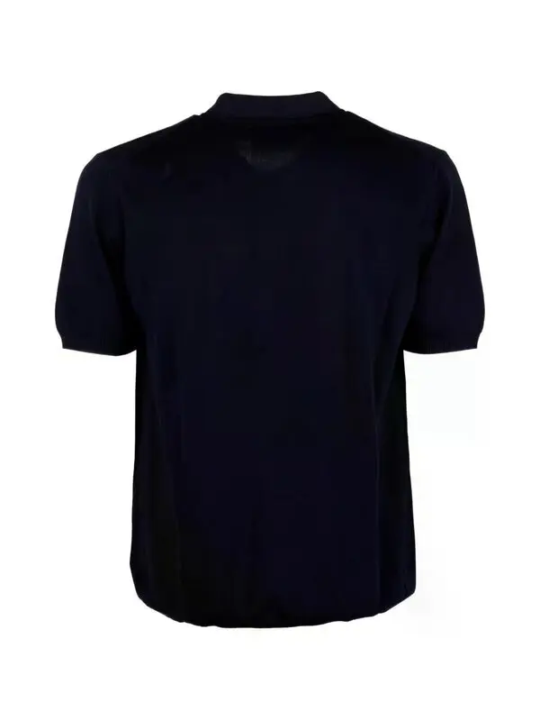 Alpha Studio Short-sleeve Polo Shirt - Blue