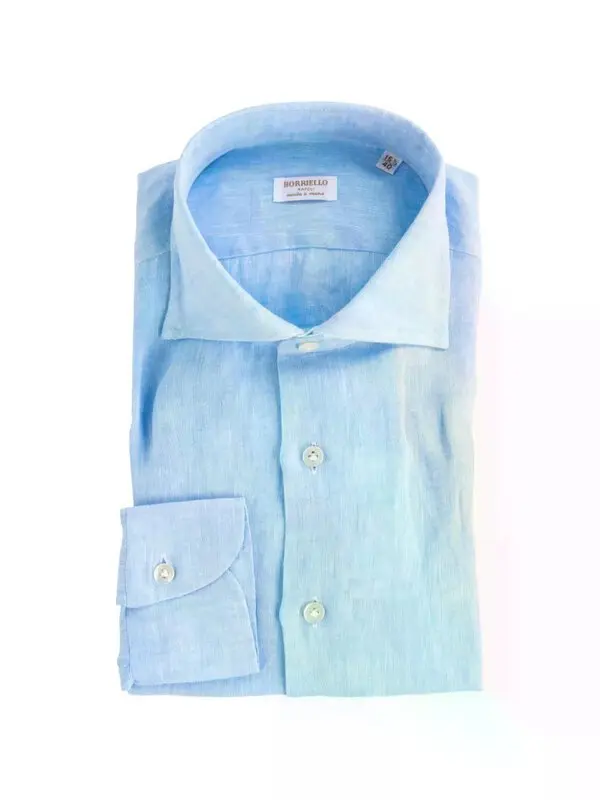 BORRIELLO NAPOLI Marechiaro Spread-collar Shirt