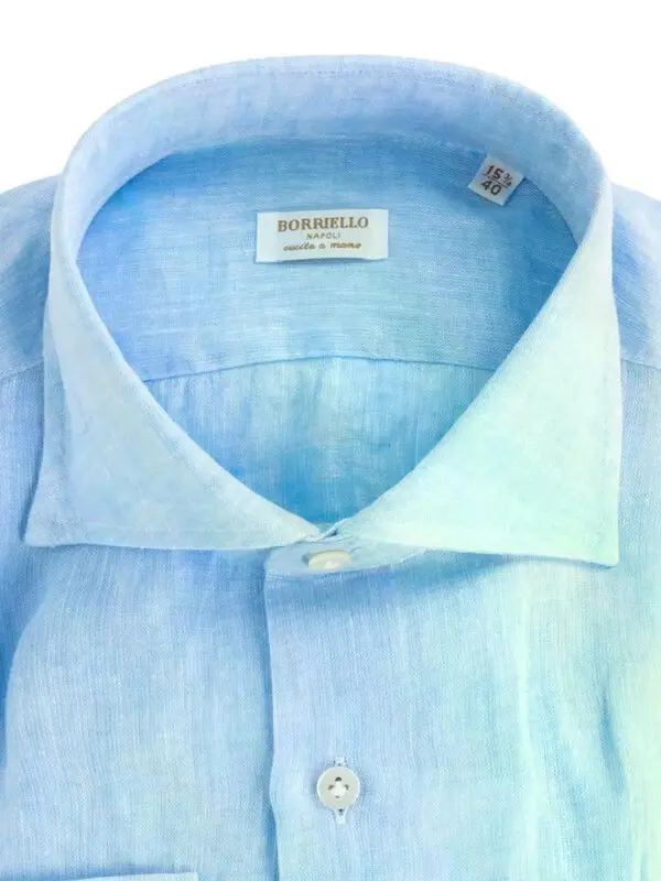 BORRIELLO NAPOLI Marechiaro Spread-collar Shirt