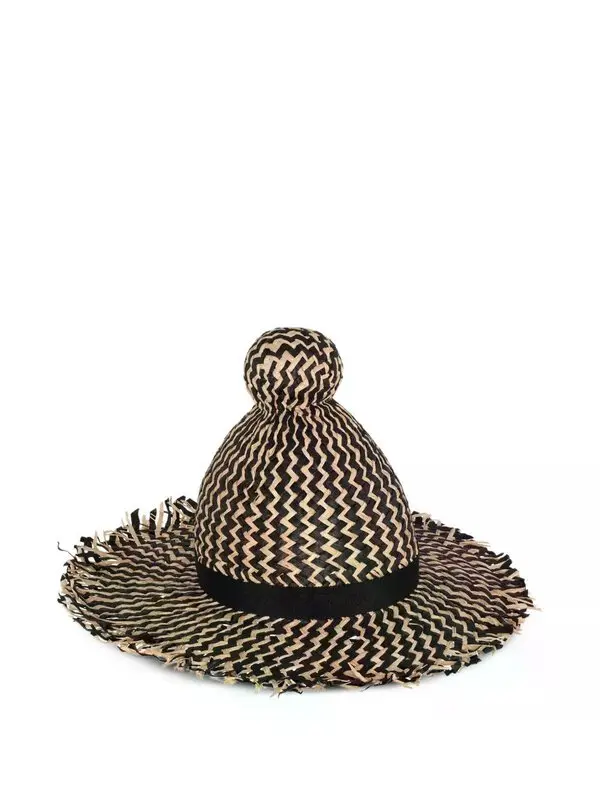 Henrik Vibskov Garden Straw Hat - Black