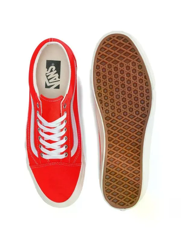 VANS Old Skool Lace-up Sneakers - Red